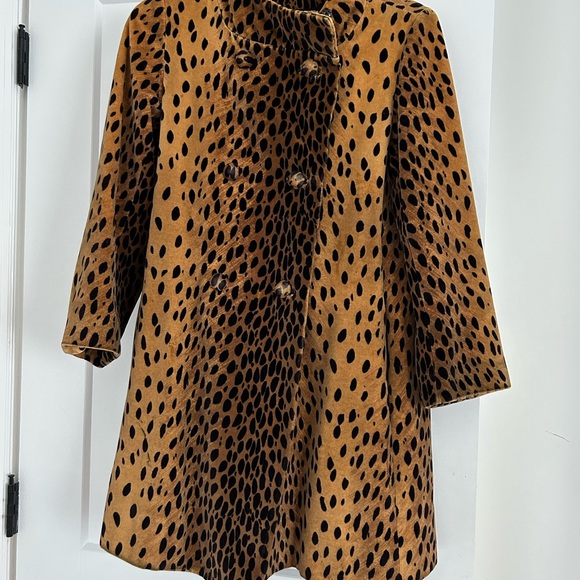 Jackets & Coats | 196s Vintage Leopard Print Coat | Poshmark